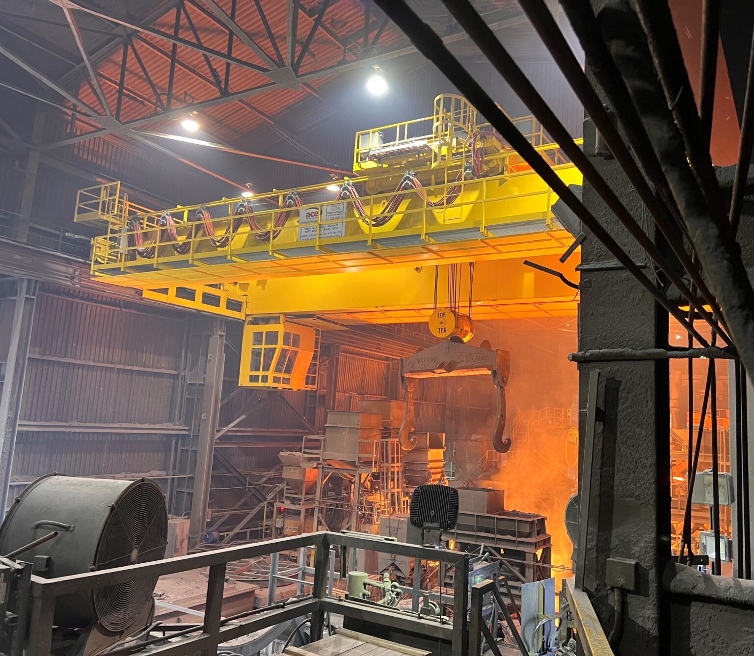 Steel Mill Duty Cranes | Ace World Companies